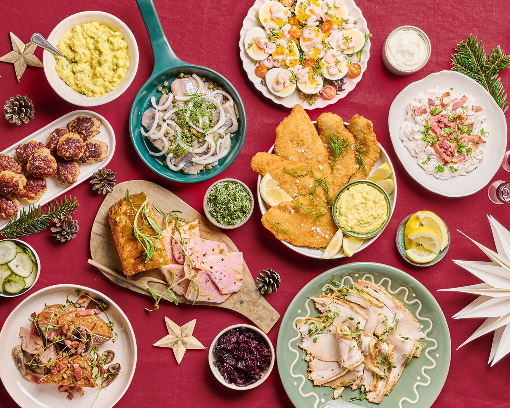 Mad til firmajulefrokost • Kokken & Jomfruen